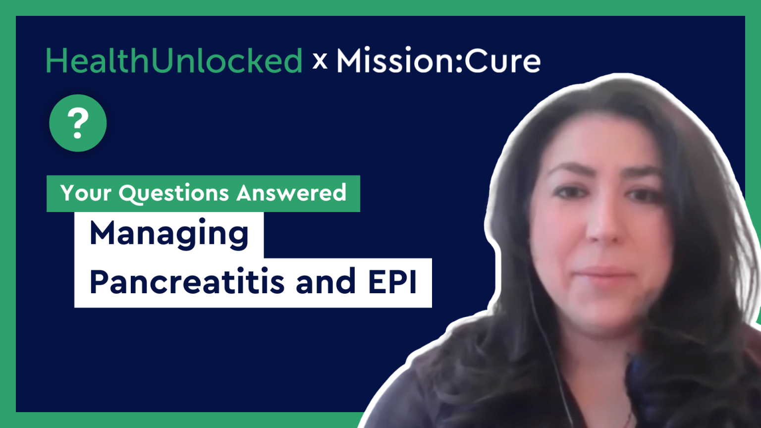 Pancreatitis and EPI: Diet, Testing & Talking to Your Doctor - Mission:Cure